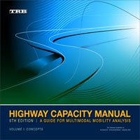 Highway Capacity Manual, 6th Edition: A Guide for Multimodal Mobility ...
