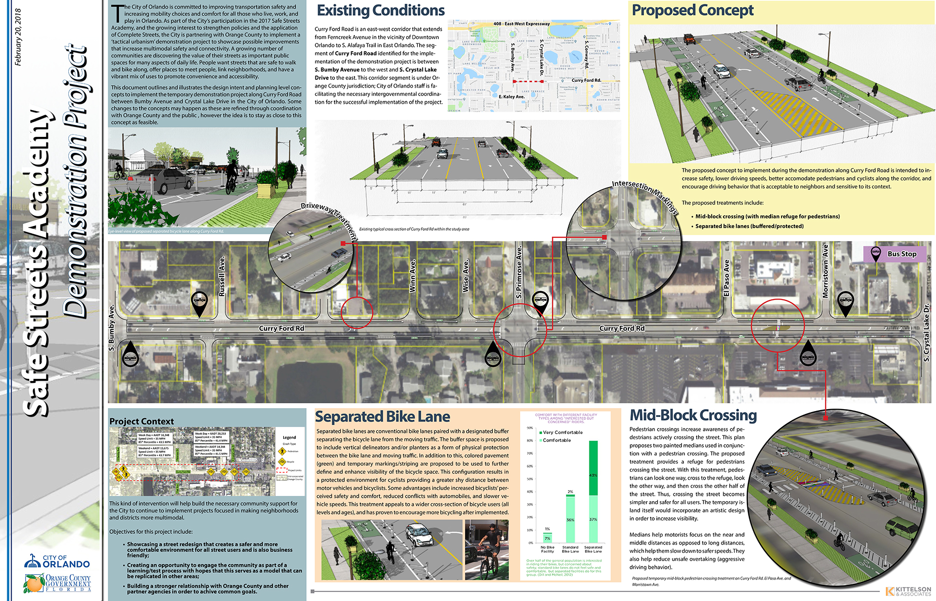 Implementing a Safer yet People-Friendly Street Design | Kittelson ...