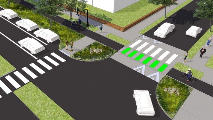 A Street Design That Supports Multimodal Safety, Rain or Shine ...