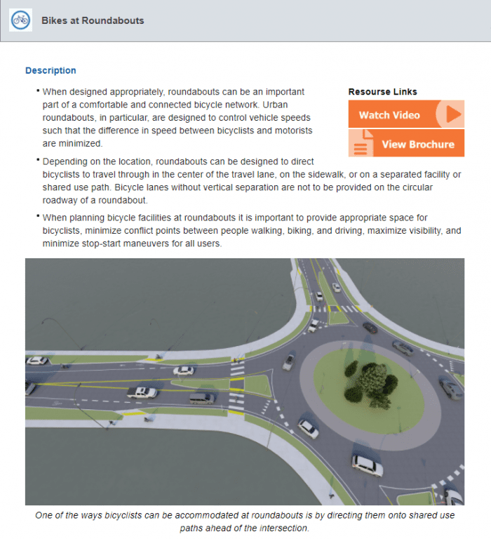 VDOT’s Bicycle and Pedestrian Treatments Website: A Practitioner’s ...